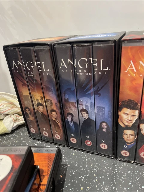 ANGEL VHS COMPLETE Tape Box Set Buffy Vampire Slayer Spin Off, Seasons ...