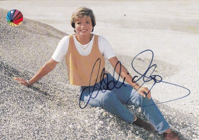 AUTOGRAFO - VETRO Uschi (Anna Maria - Una donna va per la sua strada ...