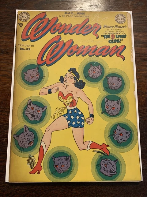 WONDER WOMAN #35 1949 DC Comics âge d'or EUR 345,49 - PicClick FR