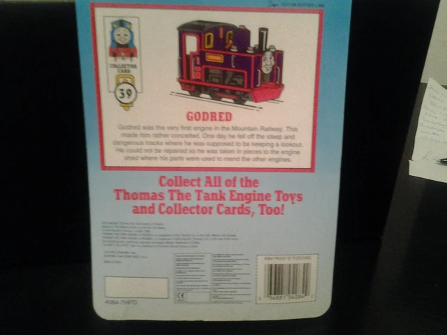 THOMAS THE TANK Engine & Friends ERTL GODRED TRAIN MOULÉ SOUS PRESSION ...