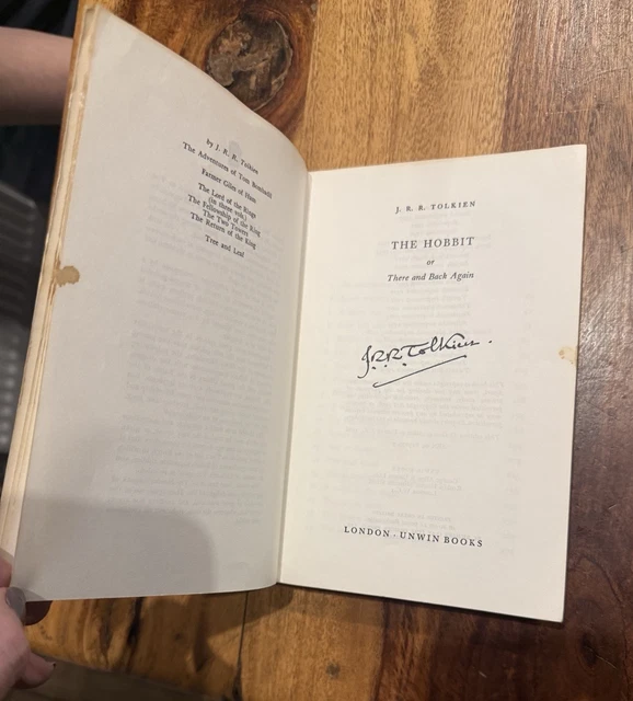 THE HOBBIT BY J.R.R. Tolkien 1966 UK Unwin Paperback Lord of the Rings ...