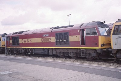 B129S 35MM SLIDE EWS Class 60 60002 @ Didcot £2.54 - PicClick UK