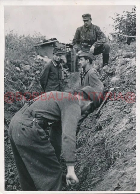 M87 PK KB Foto Russland Luftwaffen Felddivision Graben Stellung camo ...