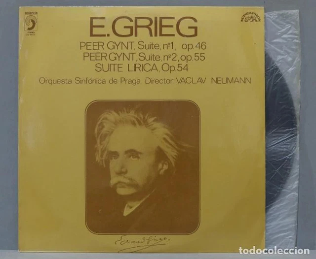 LP. GRIEG. GYNT Suite Op. 46. 55. 54. Neumann EUR 12,00 - PicClick ES