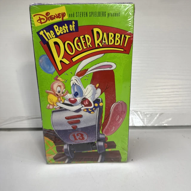 DISNEY THE BEST Of Roger Rabbit VHS Tape Spielberg Animated Vintage New ...