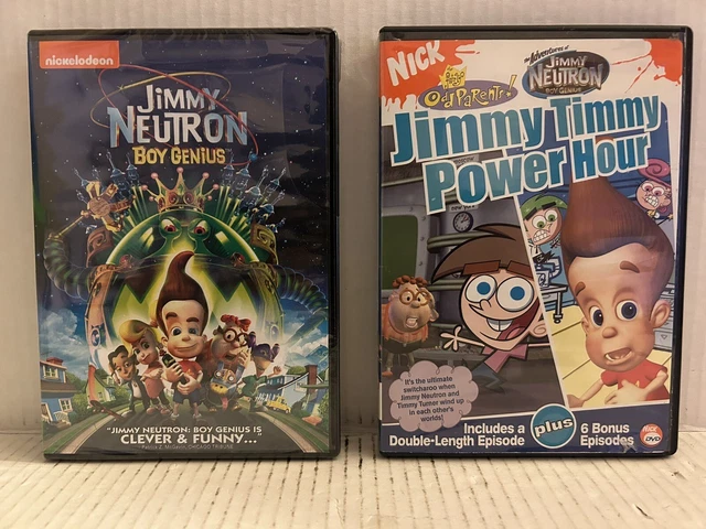 JIMMY NEUTRON BOY GENIUS DVD (2017, new) + Jimmy Timmy Power Hour DVD ...