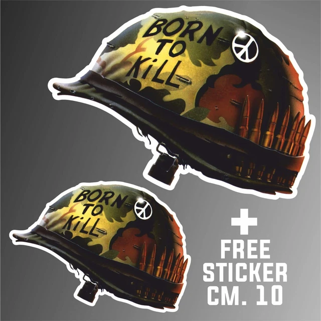 ADESIVO FULL METAL JACKET sticker decal aufkleber + 1 FREE STICKER CM ...