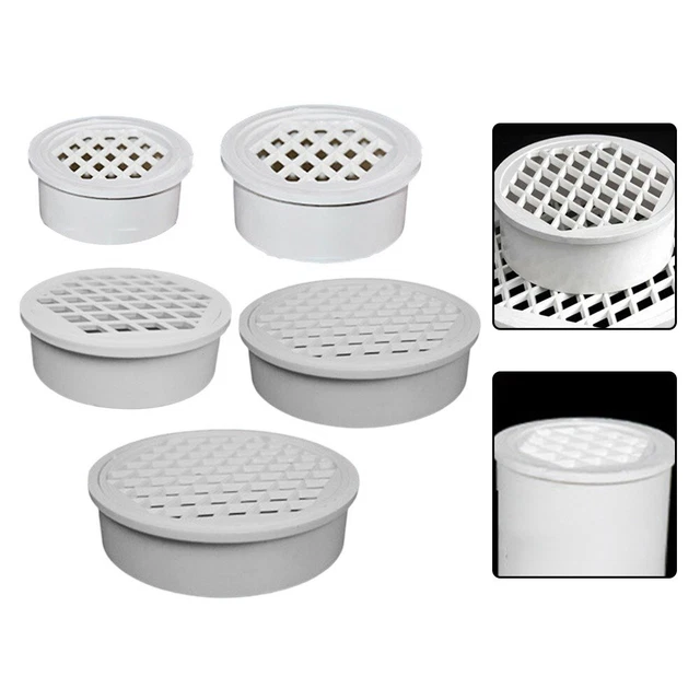 SMOOTH WATER FLOW with PVC Drain Pipe Easy Install Balcony Floor Drain ...