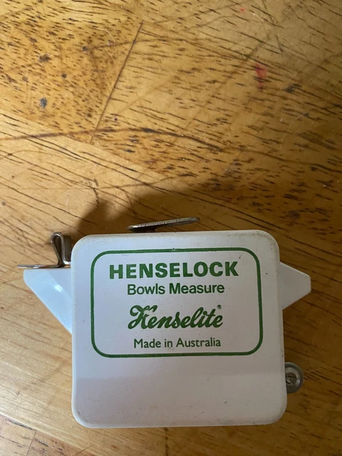 HENSELITE HENSELOCK LAWN bowls measure 6ft £10.00 - PicClick UK