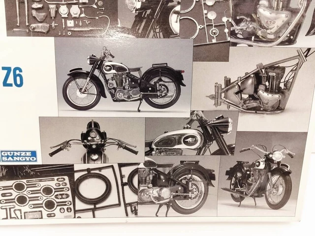 GUNZE HI-TECH 1/12 Meguro 500 Z6 Kunststoff el EUR 185,92 - PicClick DE