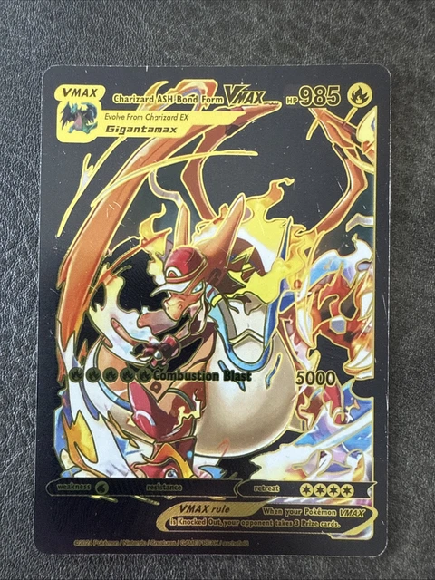 POKÉMON KARTE CHARIZARD ASH Bond form V MAX, HP 985 EUR 15,00 - PicClick DE