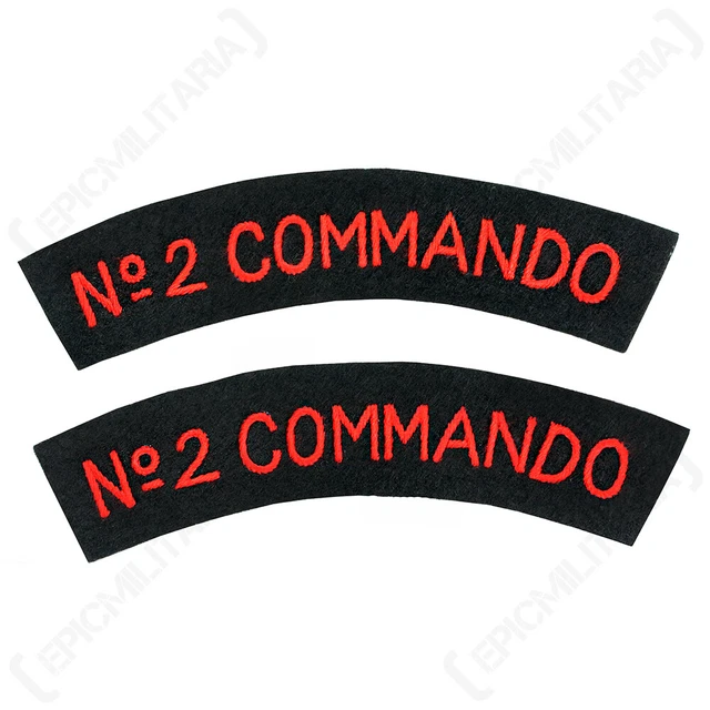 WW2 BRITISH ARMY Navy 2 Commando Shoulder Sleeve Titles Patch Badge £8. ...