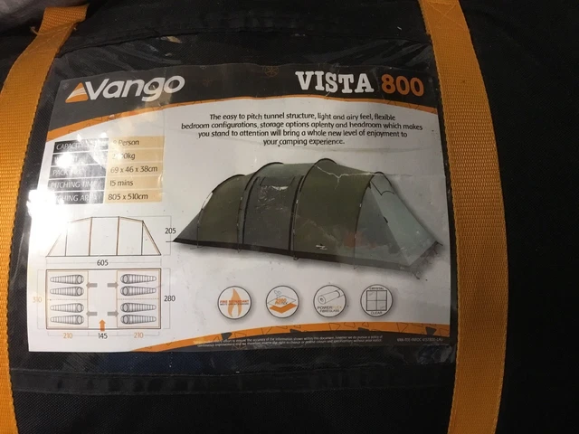 VANGO VISTA 800 tent £100.00 - PicClick UK