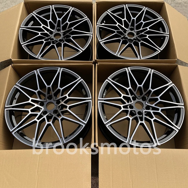 20& BLACK COATING Style Wheels Rim Fit For 2013-2016 Bmw F10 F11 5 ...