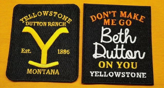 YELLOWSTONE TV SHOW Dutton Ranch - Season 5 - Patch - Shirt Western ...