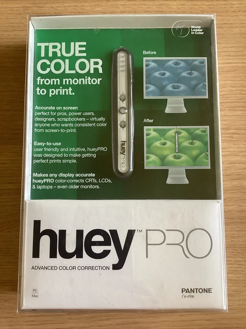 PANTONE HUEY PRO Advanced Color Correction Monitor Calibration X-rite ...