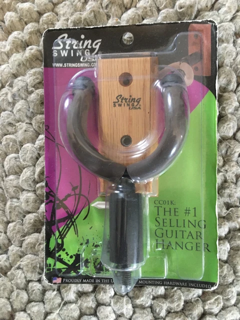 STRING SWING CC01K Guitar Hanger and Guitar Wall Mount Bracket Holder £ ...