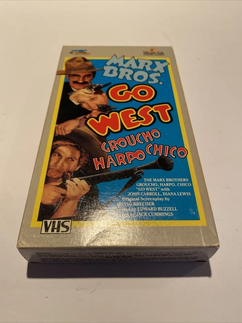 MARX BROS GO West VHS Movies - Excellent Condition $20.40 - PicClick AU