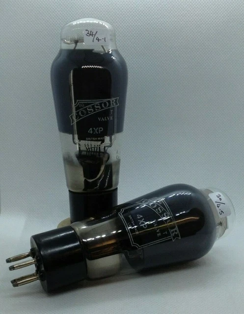 4XP TUBES PLUG in replacement for PX4 Cossor 2 pieces NOS tube valve £ ...