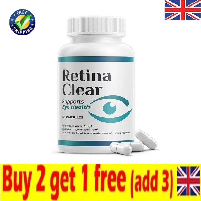 RETINA CLEAR VISION Support Supplement – Eye Health Formula with Lutein ...