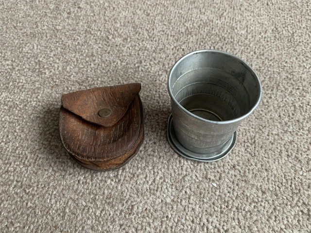 VINTAGE ANTIQUE MILITARY Officers Collapsible Drinking Cup £15.00 ...
