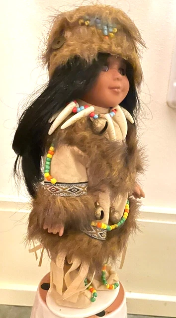 WHITE SUN (NAME) Native American Porcelain Doll Number With Certificate ...