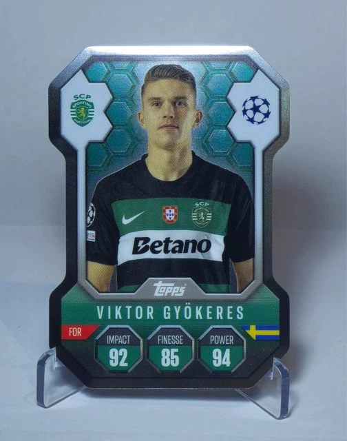 2024-25 MATCH ATTAX Viktor Gyokeres Pro Elite Chrome Shield SH 8! $15.00 - PicClick AU