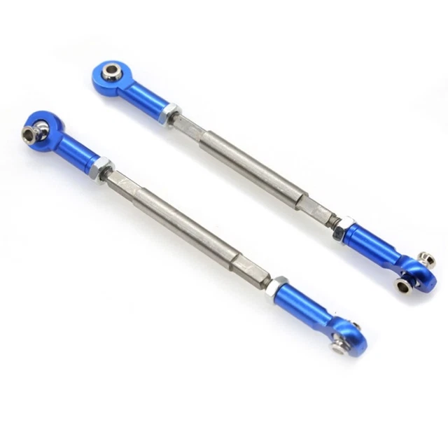 2 PIECES FRONT Toe Links/Steering Links/Tie Rods for 1/7 Unlimited ...