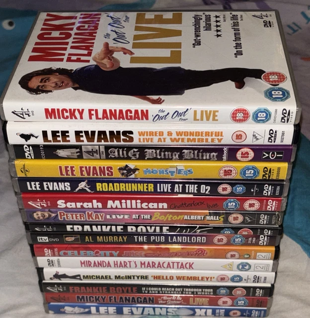 STAND UP COMEDY DVD bundle job lot £10.08 - PicClick UK