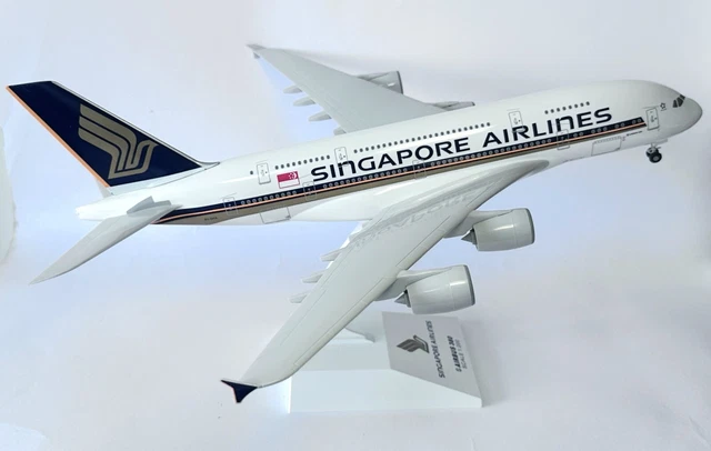 AIRBUS A380 SINGAPORE Airlines Premium Skymarks Collectors Model Scale ...