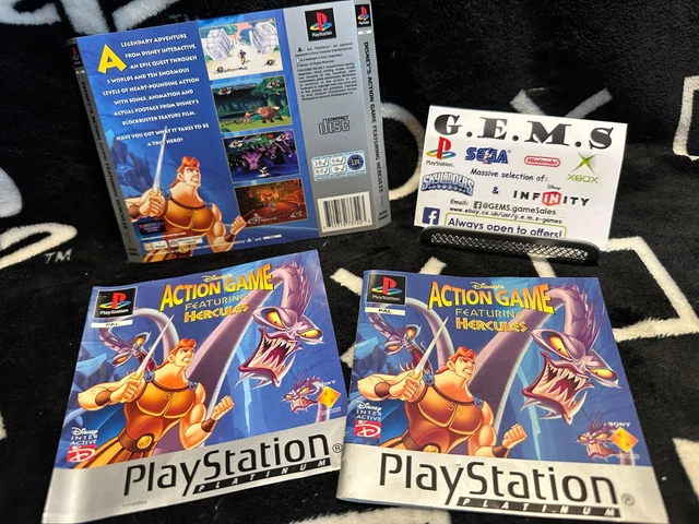 DISNEY'S ACTION GAME Featuring Hercules PS1 PlayStation 1 - MANUAL ...
