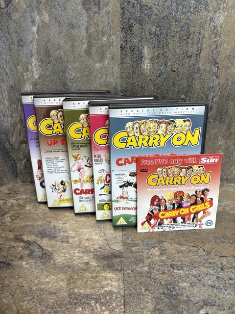 CARRY ON FILM Collection DVD Bundle Job Lot X6 DVDs £6.95 - PicClick UK