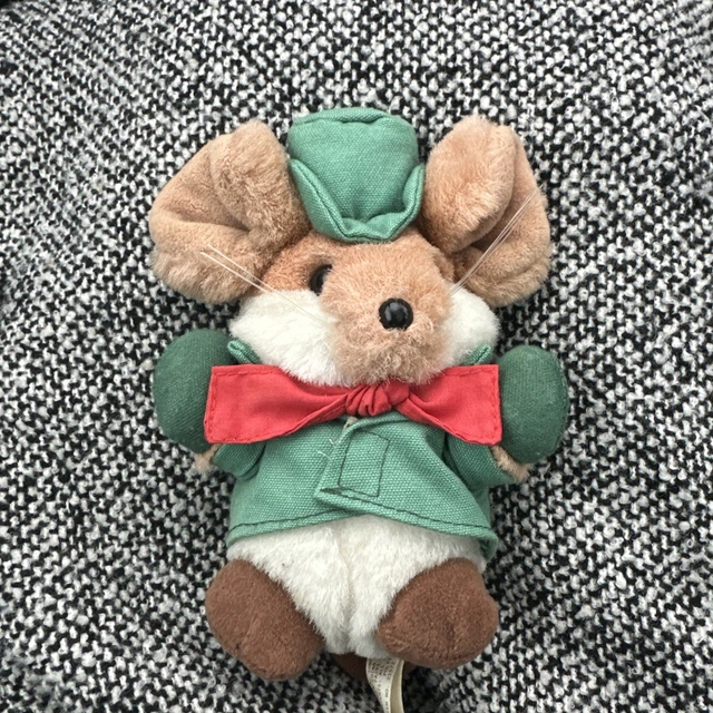 CHRIS MOUSE PLUSH Vintage Applause 1988 Christmas 6.5" Stuffed Animal ...