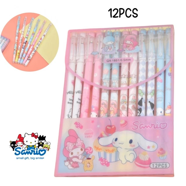 CUTE CARTOON ERASABLE Gel Pen For Students Blue/bla Ink 0.5mm Tip $18. ...