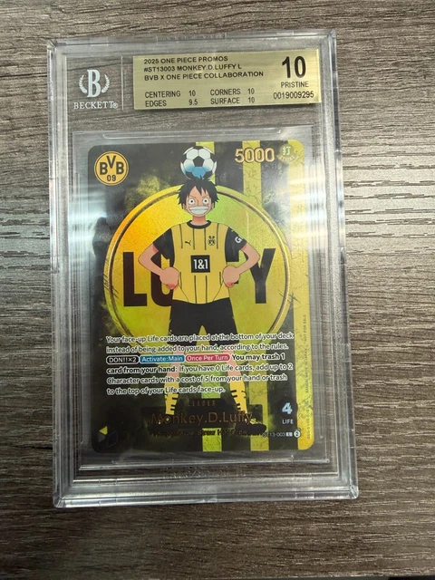 MONKEY D. LUFFY 2025 One Piece Promos Bvb X Collaboration B Bgs 10 ...