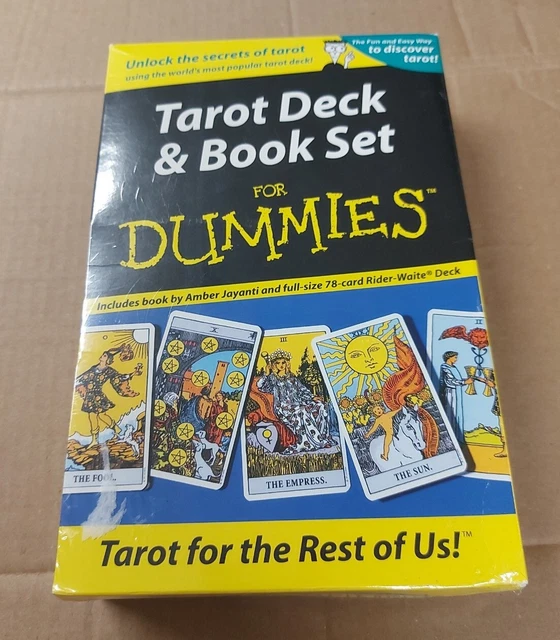 TAROT DECK/BOOK SET for Dummies by Amber Jayanti (2002, Trade Paperback ...