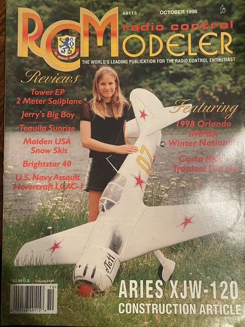 RCM RADIO CONTROL Modeler Magazine October 1998 £3.15 - PicClick UK