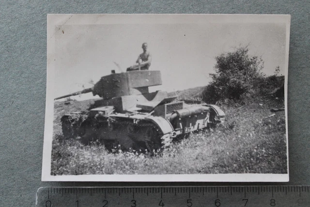 FOTO PHOTO KY WW2 WK2 Wehrmacht Panzer tank Beute Beutepanzer Polen ...