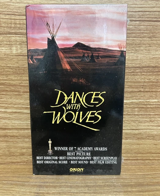 DANCES WITH WOLVES VHS 1993 Tape Kevin Costner BRAND NEW FACTORY SEALED ...