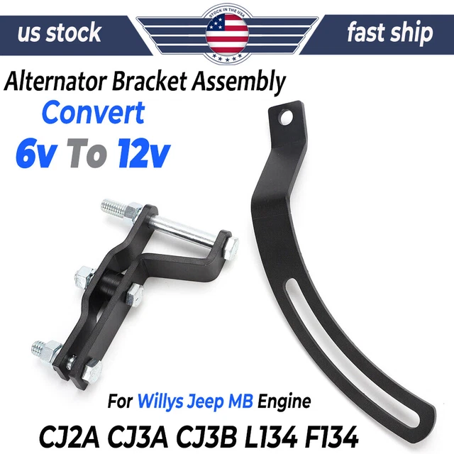 ALTERNATOR BRACKET ASSEMBLY For Willys Jeep MB Engine CJ2A CJ3A CJ3B ...