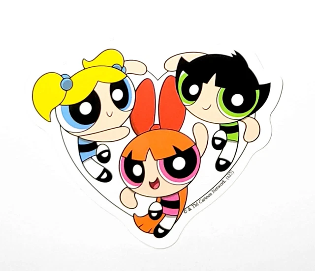 POWERPUFF GIRLS CARTOON Network Anime Manga Animation Water Resistant ...