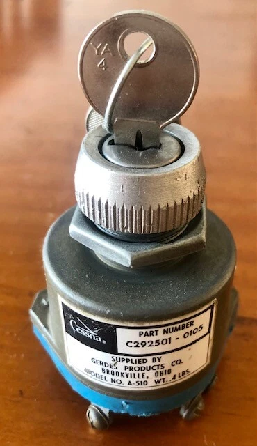 IGNITION SWITCH AIRPLANE Bendix Cessna Magneto Switch $95.00 - PicClick AU