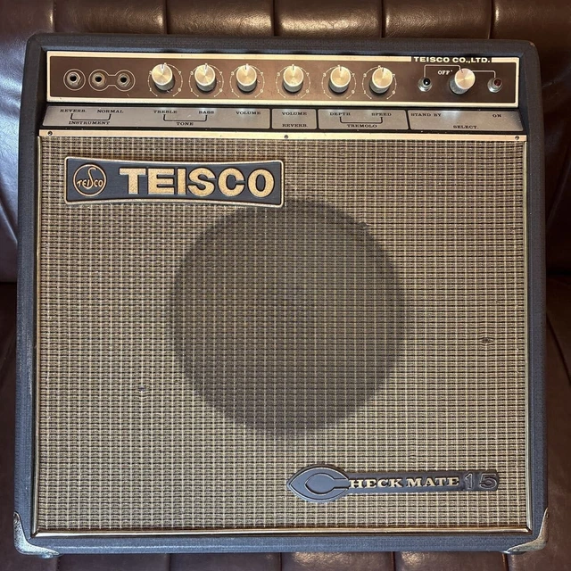 RARE TEISCO CHECKMATE 15-Combo Japan 1960s Vintage Amp $750.00 - PicClick