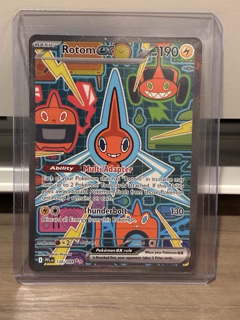 POKÉMON ROTOM EX 126/094 Phantasmal Flames Illustration Rare Holo 190 ...