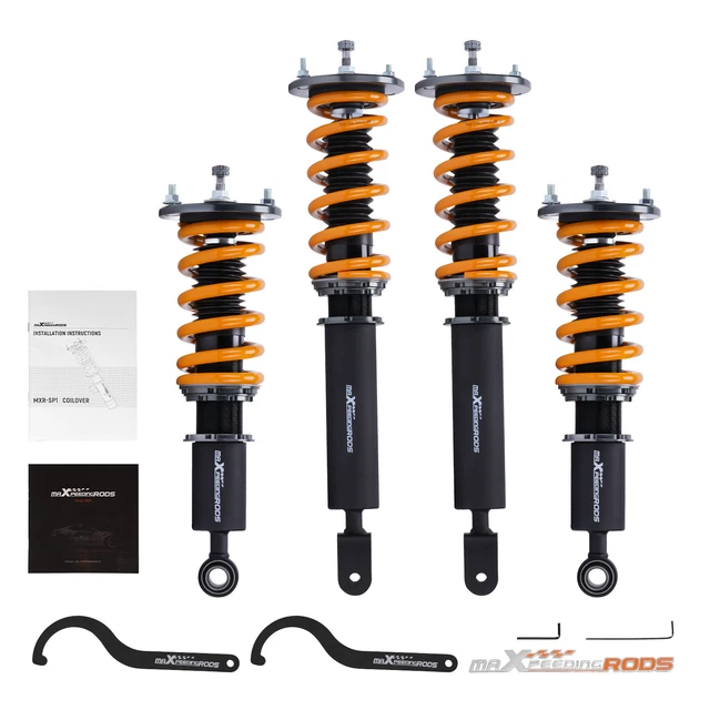 SUSPENSION COMBINÉS FILETÉS Réglable for Nissan Skyline R34 1999 a 2002 ...