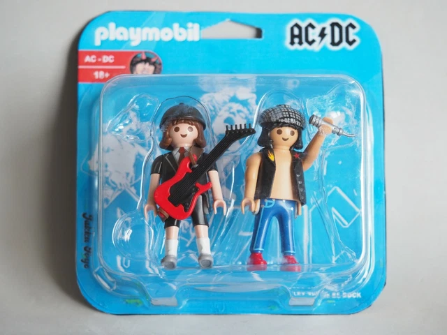 PLAYMOBIL AC - DC Custom Duo Pack, Exclusive Figures, Rock Band, NUEVO ...