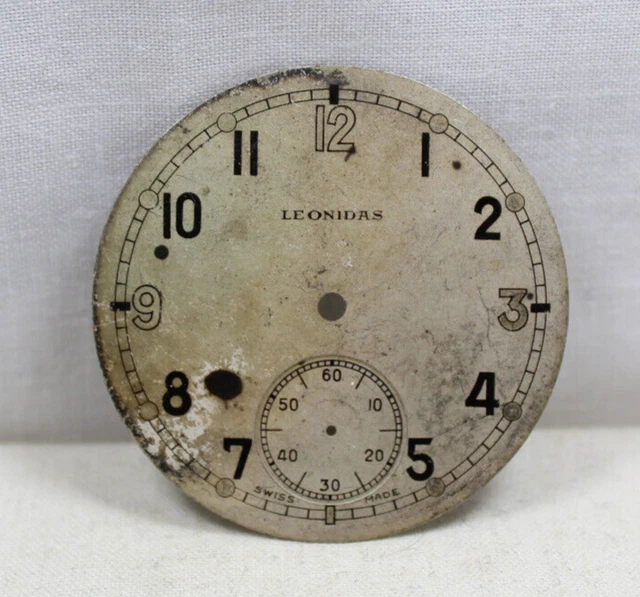LEONIDAS POCKET Watch Dial 44.8 mm Spare parts / Repair!! £14.00 ...