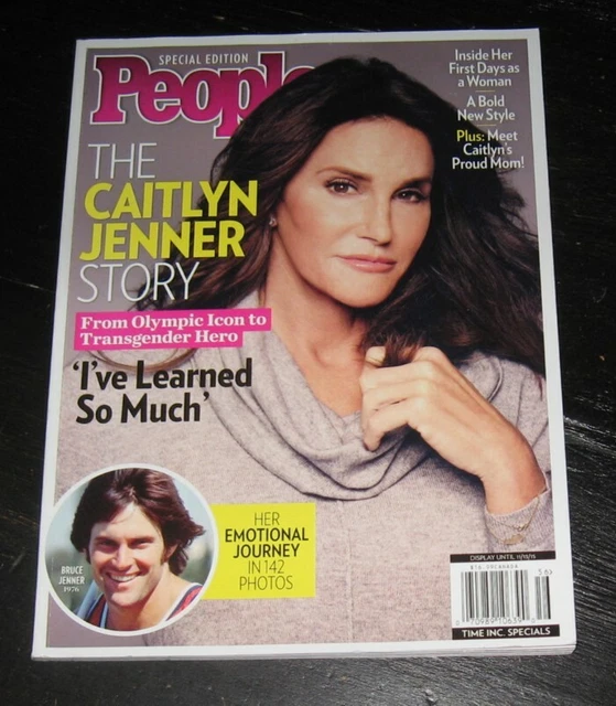 PEOPLE MAGAZINE BRUCE Caitlyn Jenner Story PHOTOS Olympic Icon ...