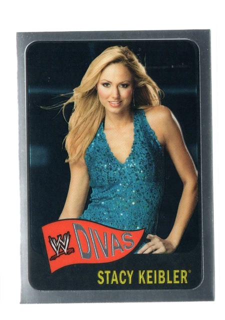 2006 TOPPS CHROME Heritage WWE Divas Stacy Keibler #66 WWF Miss Hancock ...