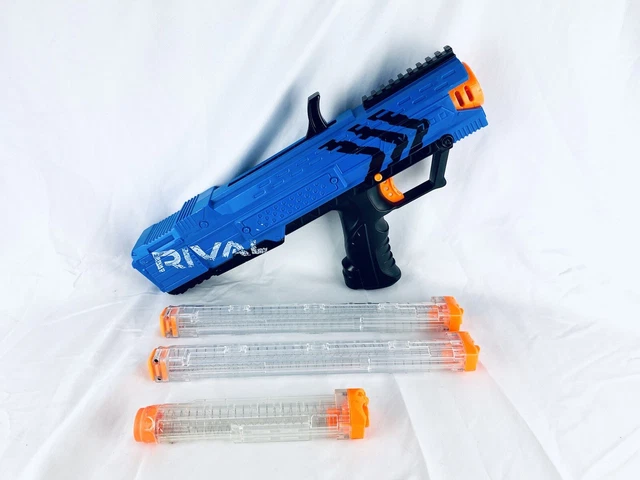 NERF RIVAL APOLLO XV-700 Blue Blaster Gun With Extra Extended ...
